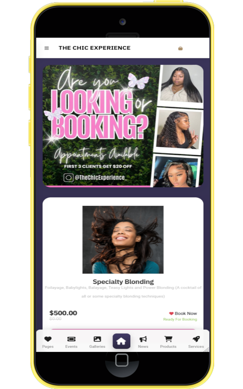 The Chic Experience — My BoSS App - TaNK9 Code - Medium