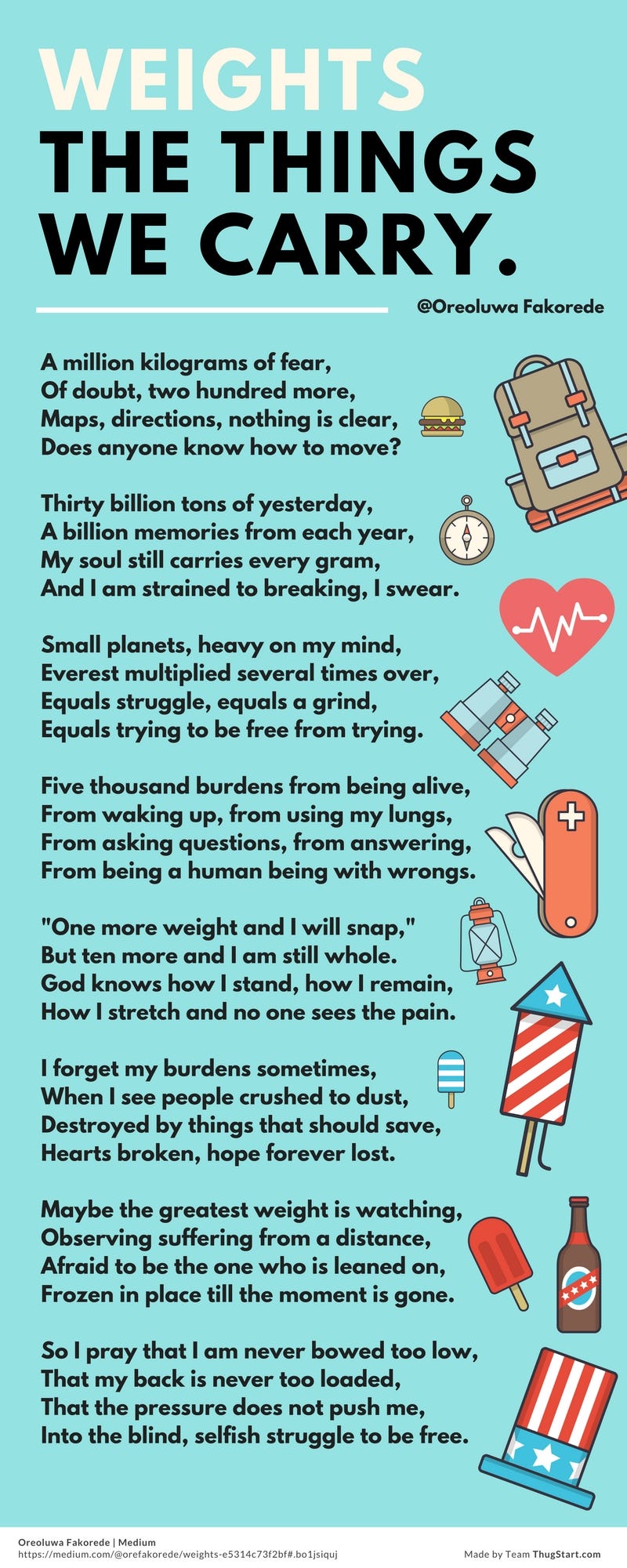 Weights — The Things We Carry!. by Oreoluwa Fakorede | by Abhishek Shah ...