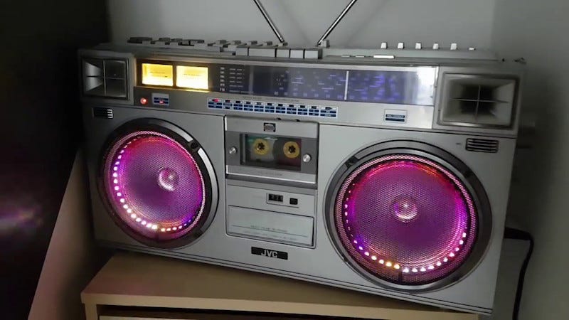 Customized Boombox with Excellent LED Lighting | by Jeremy S. Cook | Medium