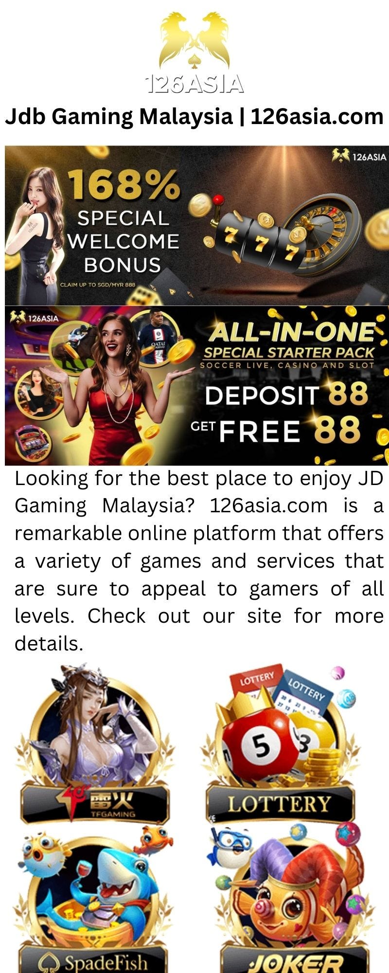 Jdb Gaming Malaysia | 126asia.com - 126 Asia - Medium