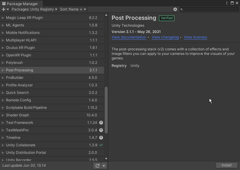 Unity/C# Challenge 19: How to use Post Processing in Unity | by Alec ...