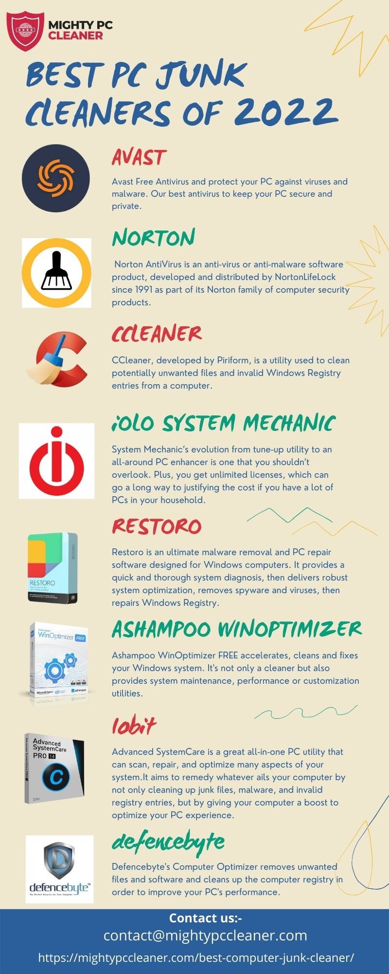 Best PC Junk Cleaner and Optimizer of 2022 - Mighty PC Cleaner - Medium