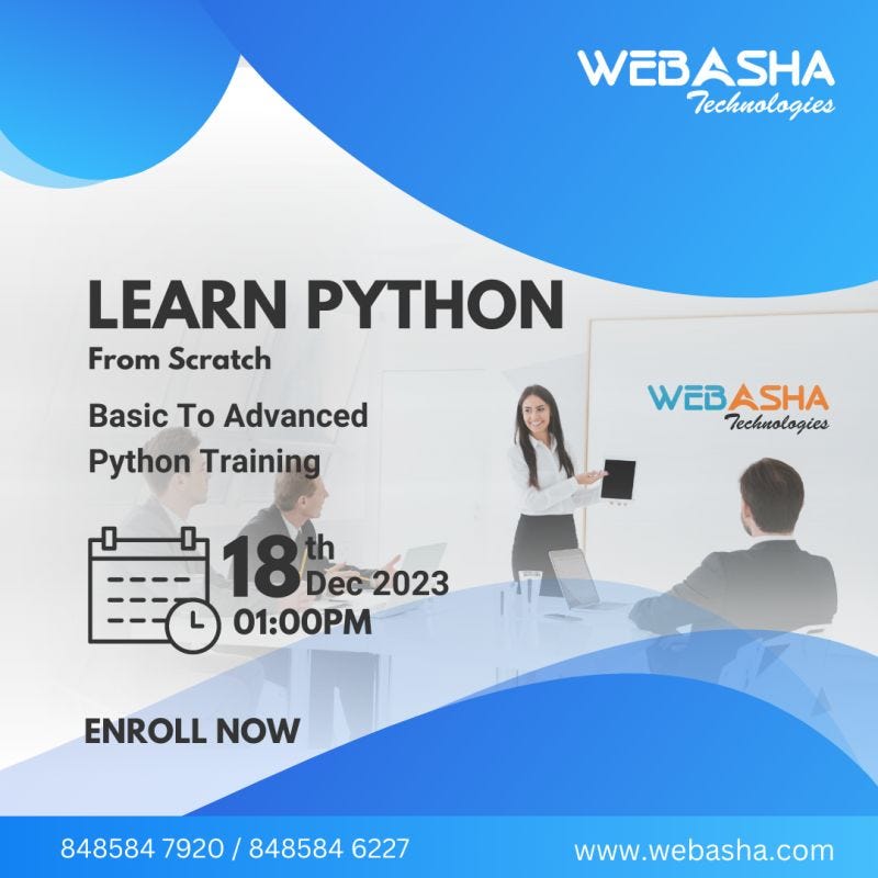 Python Training Institute | The Place to Learn Python Programming - WebAsha Technologies - Medium