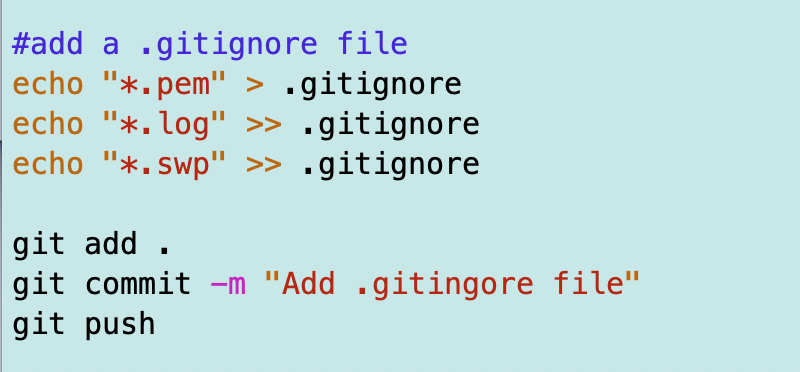 Preventing Sensitive Files In Github With A Gitignore File By Teri Radichel Cloud Security