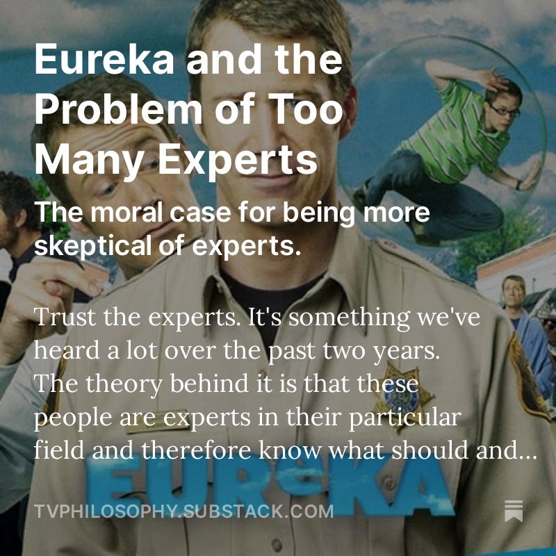 Eureka and the Problem of Too Many Experts (preview) - Andrew Heard ...