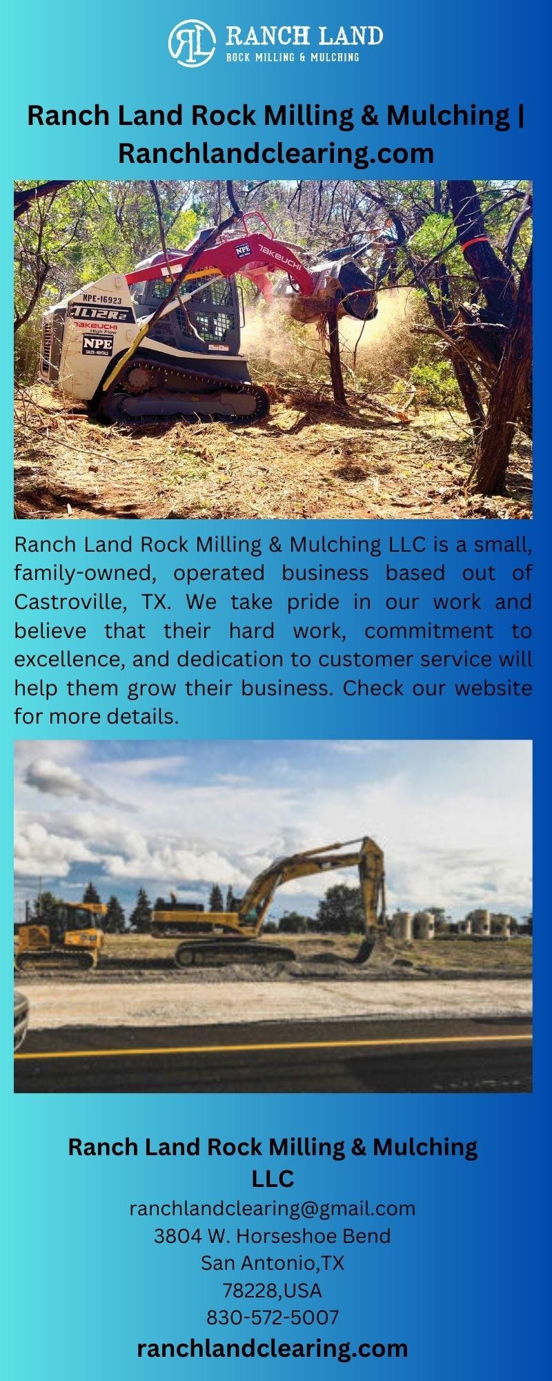 Ranch Land Rock Milling & Mulching | Ranchlandclearing.com - Ranch land ...