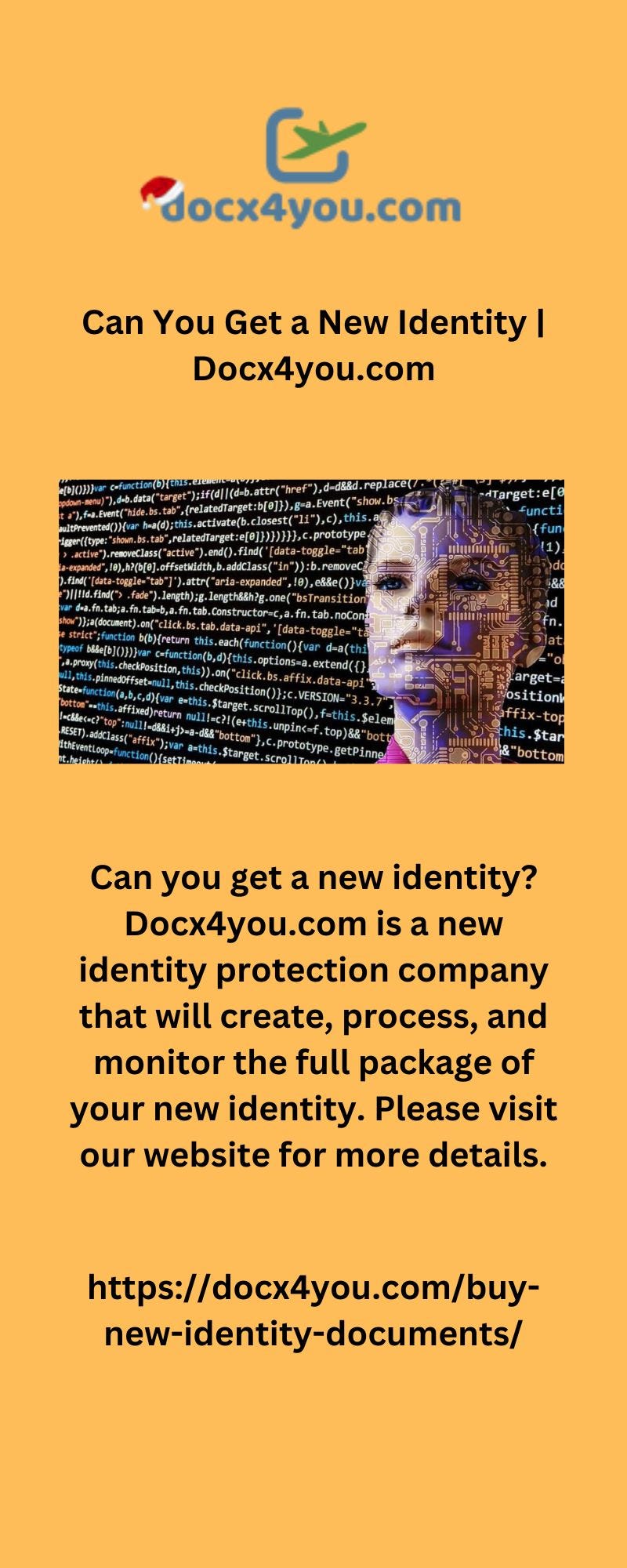 Can You Get a New Identity | Docx4you.com - Docxyou - Medium
