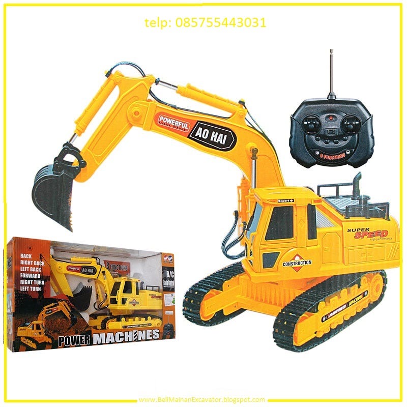 0857.5544.3031 Jual mainan excavator beko, mainan excavator besar ...
