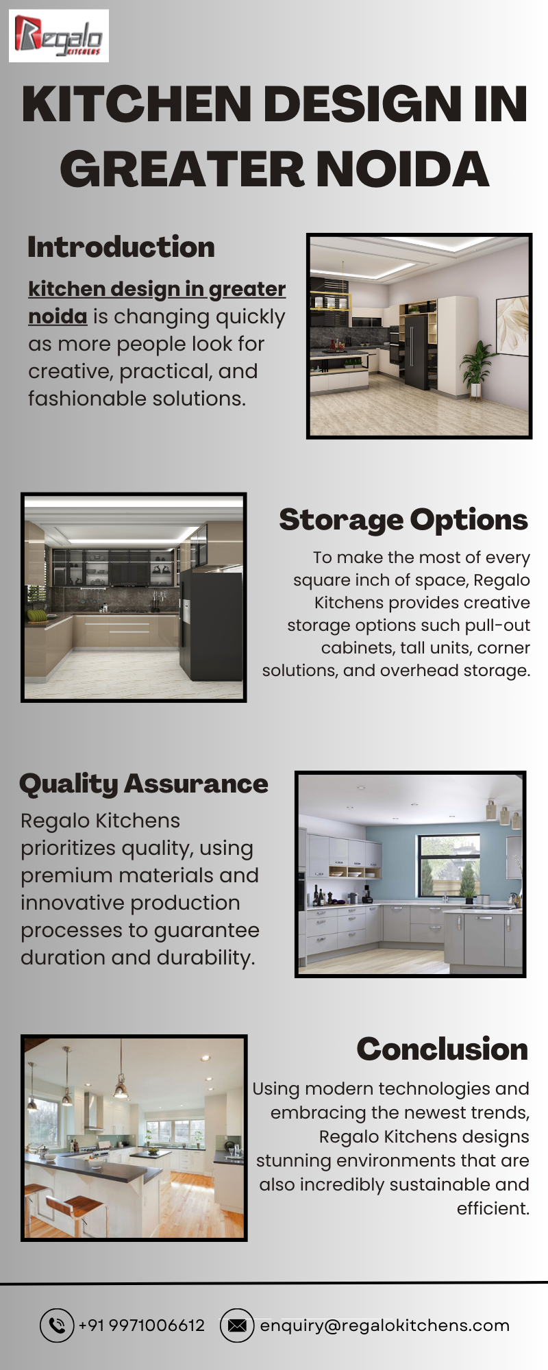 Kitchen Design In Greater Noida | Regalo Kitchens - Regalo Kitchens ...