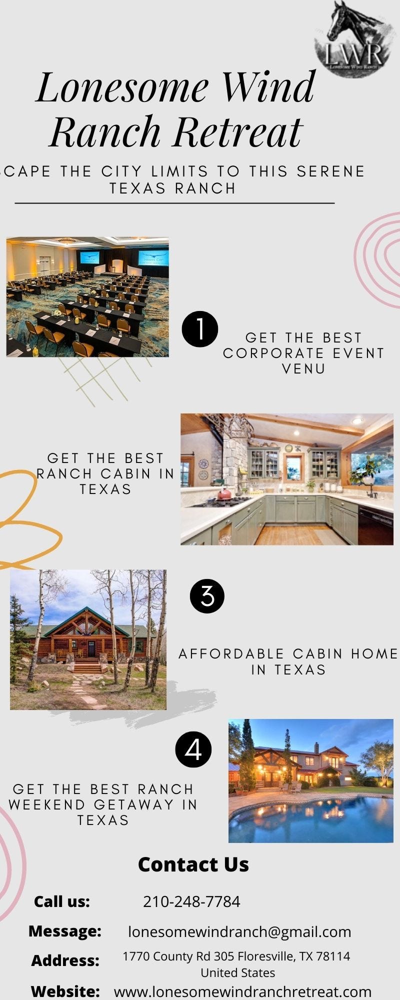 Best Ranch Weekend Getaway in Texas - Lonesome Wind Ranch - Medium