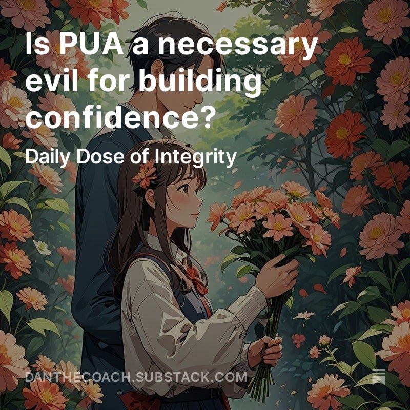 Is PUA a necessary evil for building confidence? | by Daniel Munro ...