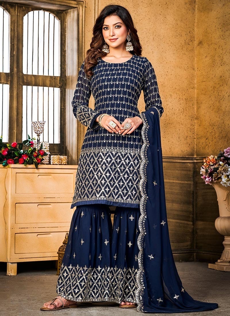 Trending Diwali Sharara Suit For Women | by indian outfit | Sep, 2023 ...