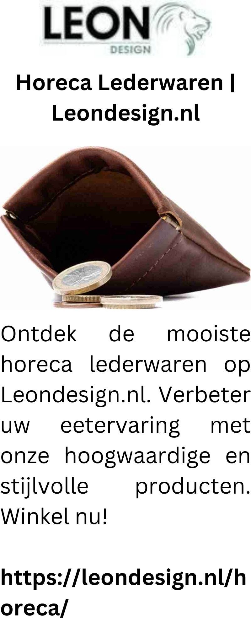 Horeca Lederwaren | Leondesign.nl - Leondesign - Medium