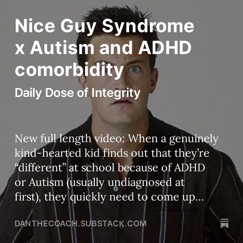 Nice Guy Syndrome x Autism and ADHD comorbidity - Daniel Munro - Medium