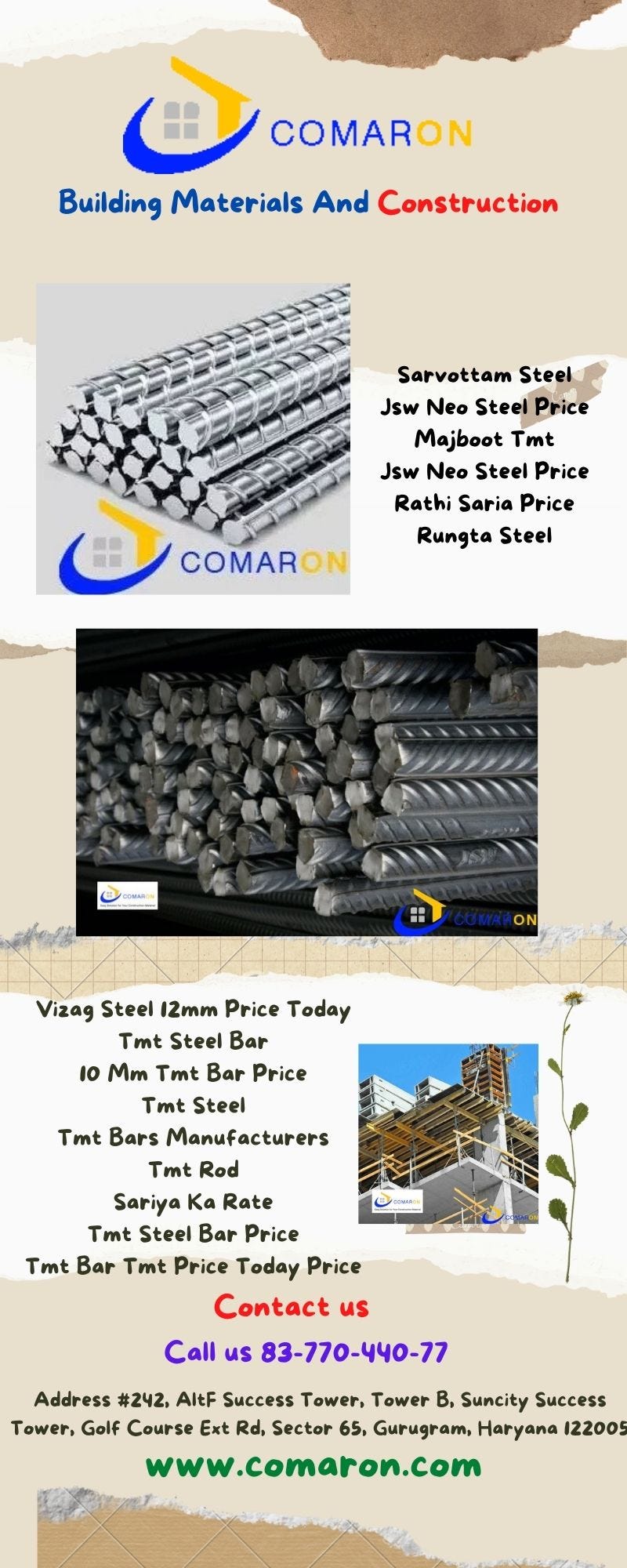 Best Keshree Steel: Finest Steel for Construction | Comaron ...