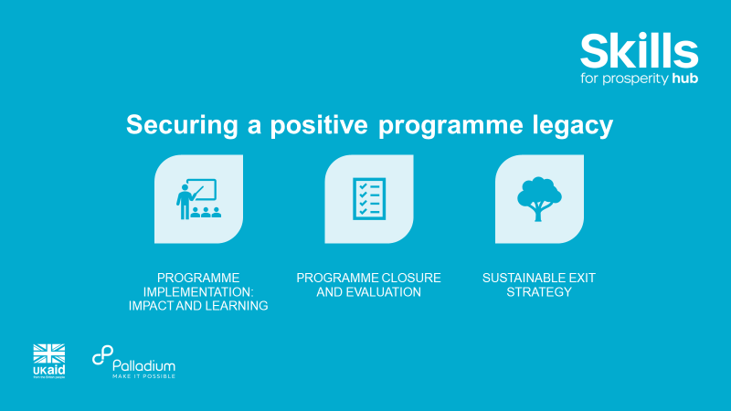 How to secure a positive programme legacy | by Tracy Ferrier | Skills ...