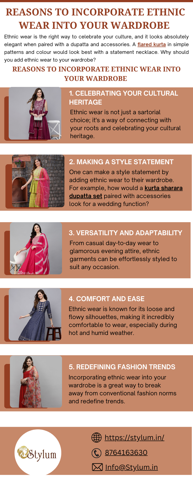 Reasons To Incorporate Ethnic Wear Into Your Wardrobe - Stylum - Medium