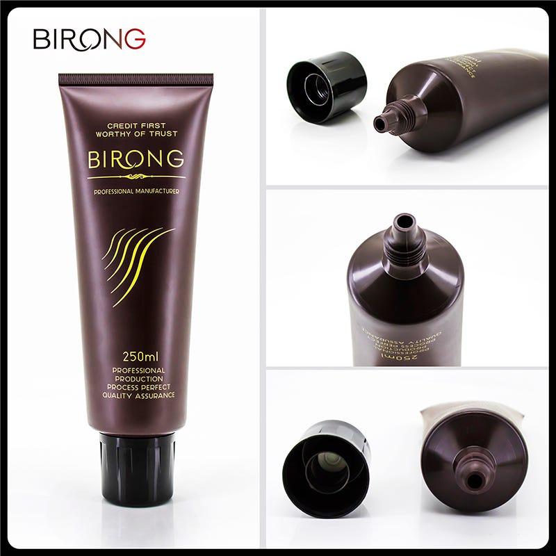 hot sale twist cap center dispensing cap plastic tubes for body cream ...