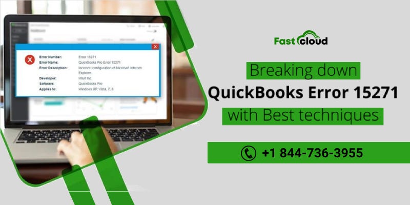 How To Fix QuickBooks Error 15271 — A Step By Step Guide | by Fast ...