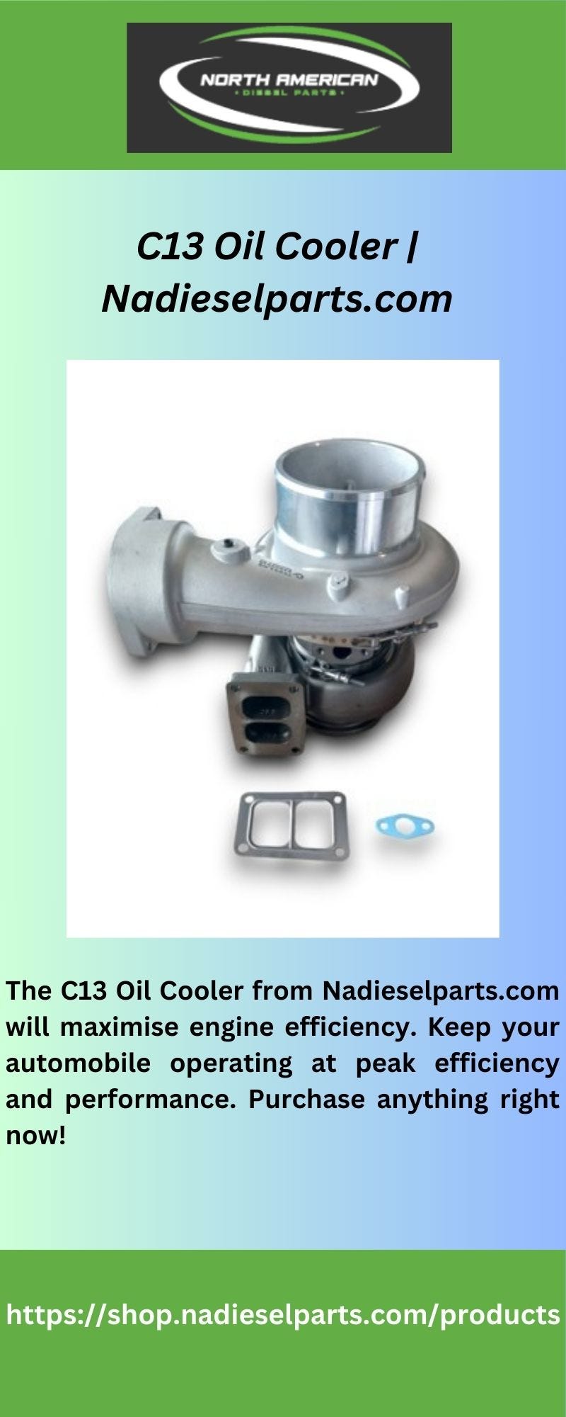 C13 Oil Cooler | Nadieselparts.com - North American Diesel Parts - Medium