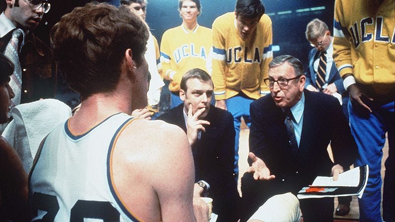 The Wizard’s Wisdom. Understanding UCLA Basketball coach… | by Viraj ...