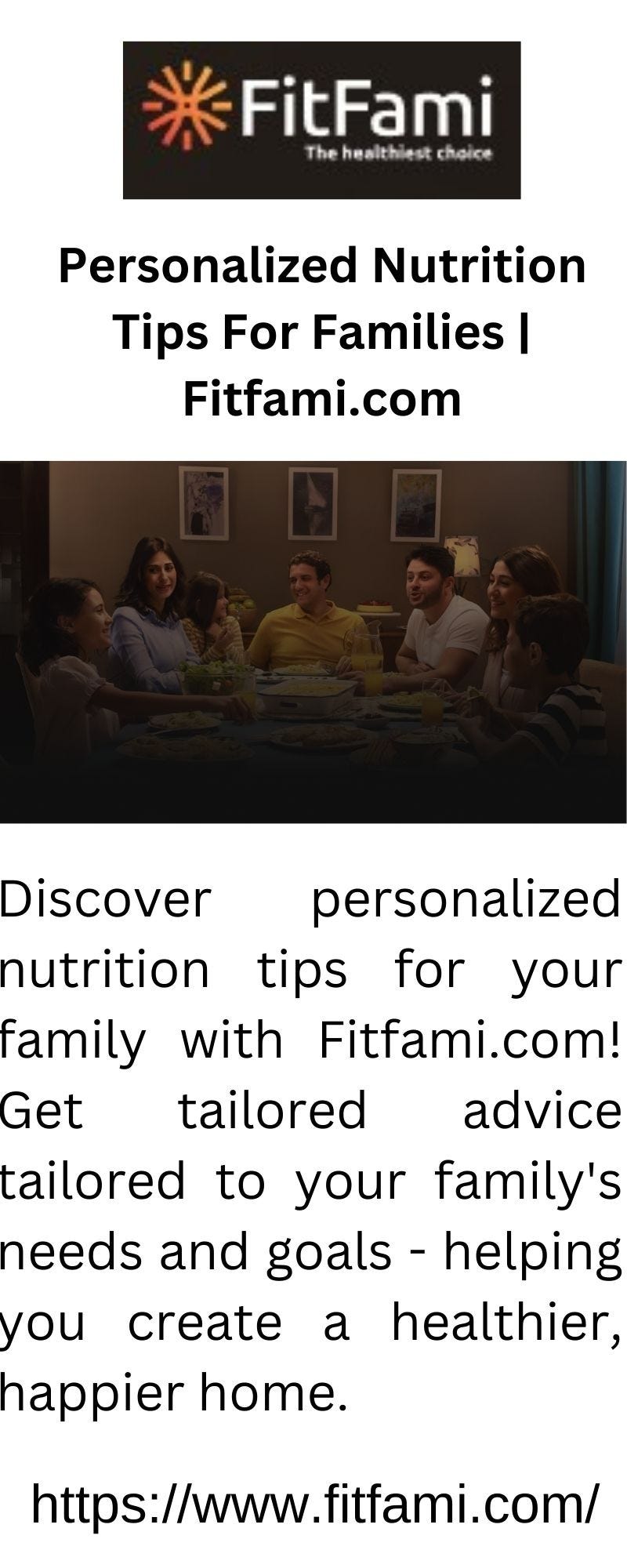 Personalized Nutrition Tips For Families | Fitfami.com - Fitfami - Medium