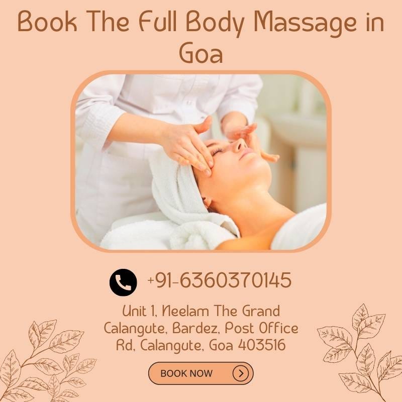 Book The Full Body Massage in Goa - Thai Massage Spa Center - Medium