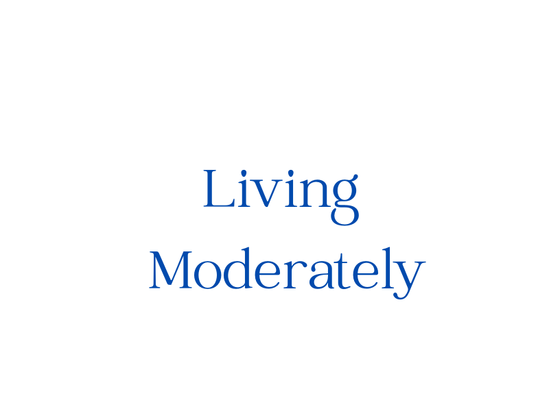 Why You Should Live Moderately. I wanted designer items when I was ...