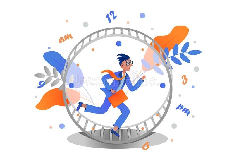 Say Good Bye to the Rat Race . Many people work hard but they never ...