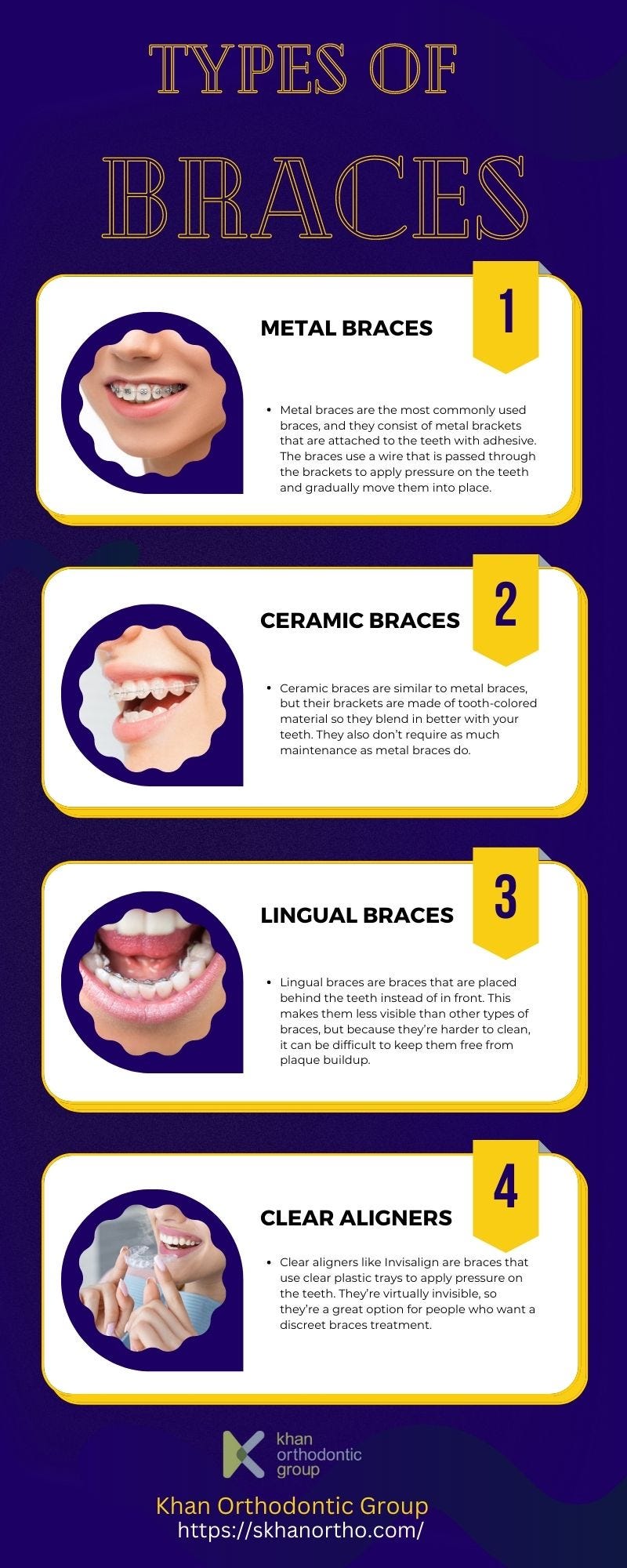 Choose Right Braces For A Beautiful Smile Khan Orthodontic Group