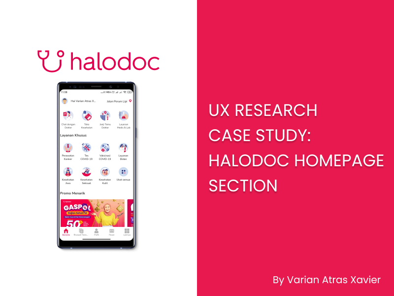 UX Research Case Study: Halodoc Homepage Section | by Varian Atras ...