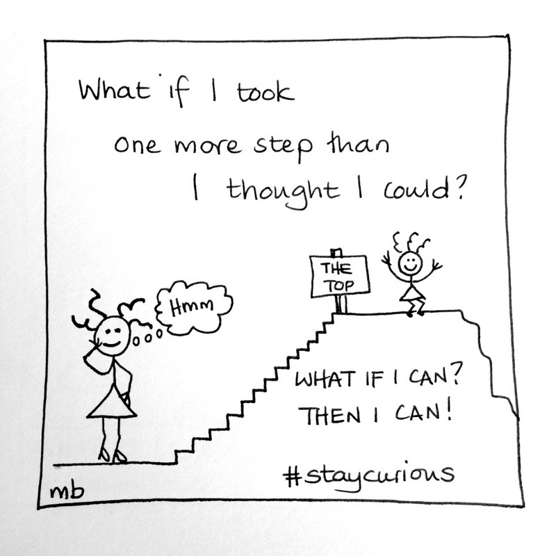 ONE MORE STEP. Ever stopped before you’ve really… | by Michelle ...