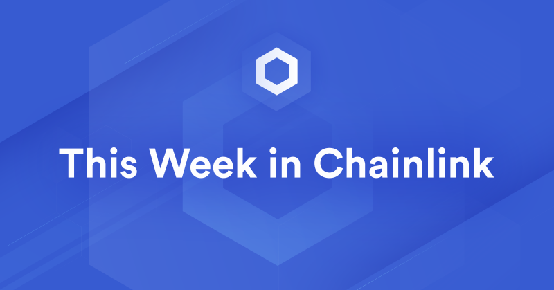 Weekly Wrap: This Week In Chainlink July 19 — July 25, 2021 | by Mike ...