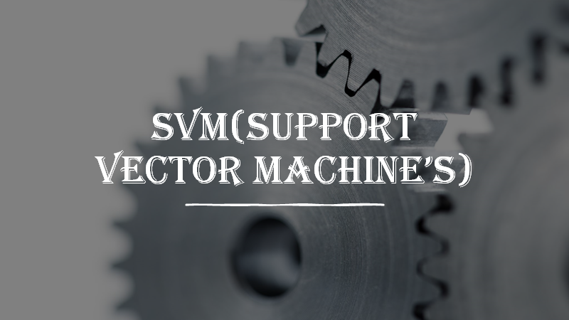 Understanding SVM(Support Vector Machine’s) and Math behind it | by ...