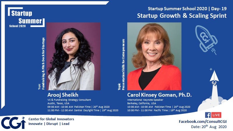 Day — 19 of Startup Summer School 2020 | Startup Growth & Scaling ...