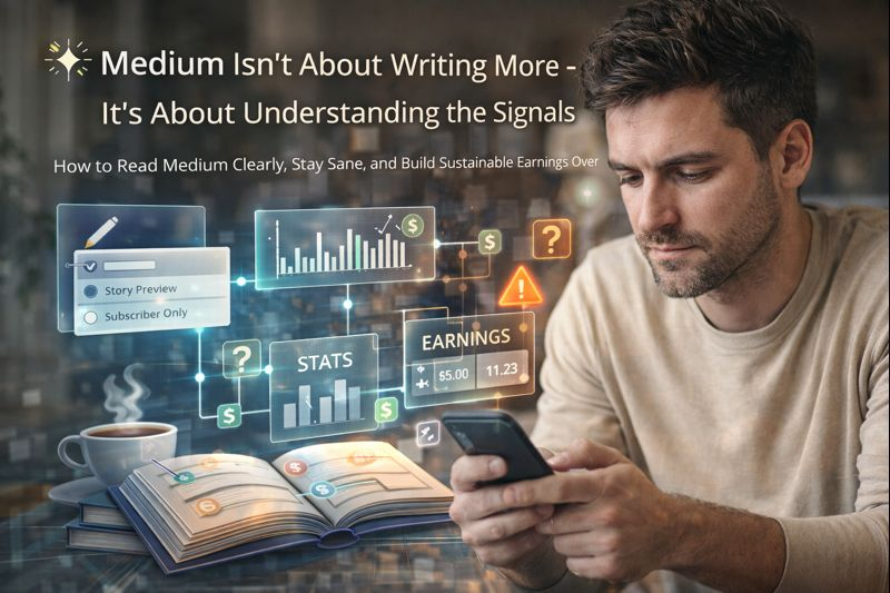 Medium Isn’t About Writing More- It’s About Understanding the Signals ...