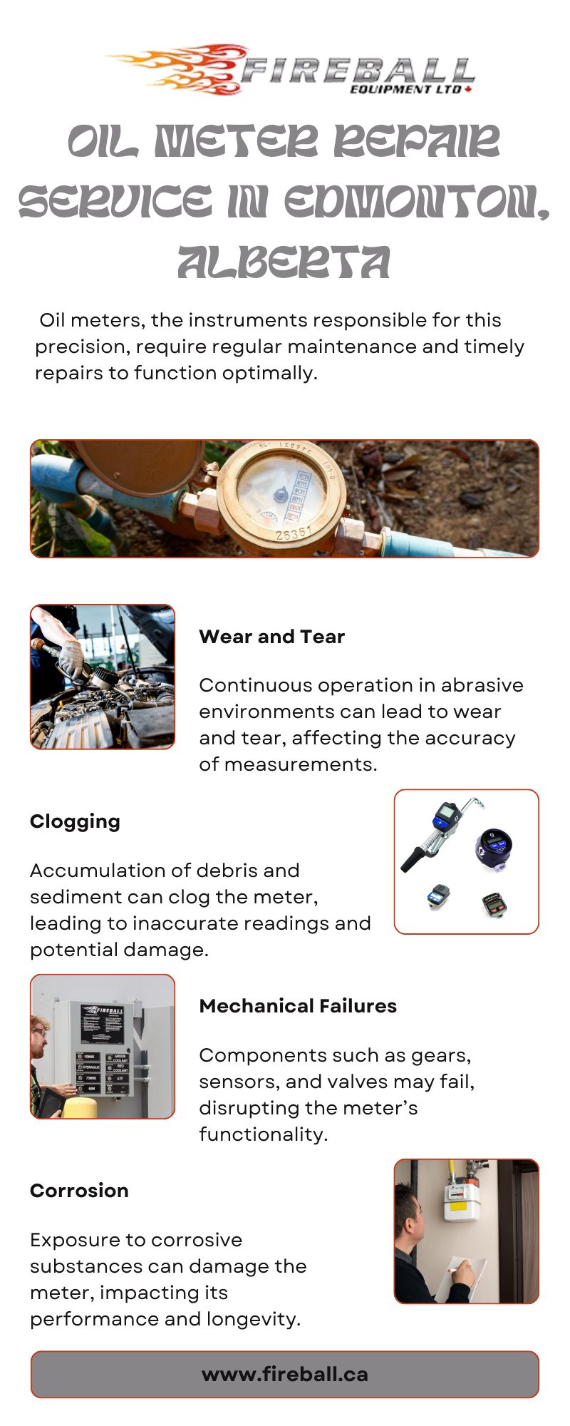Oil Meter Repair Service In Edmonton, Alberta - Fireball Equipment Ltd ...
