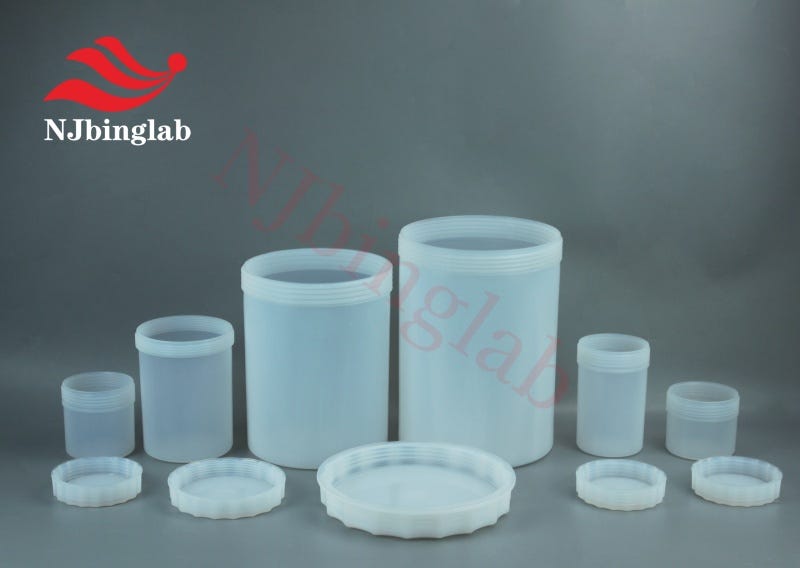 PFA large size reaction tank with threaded sealing lid - Claire Wang - Medium