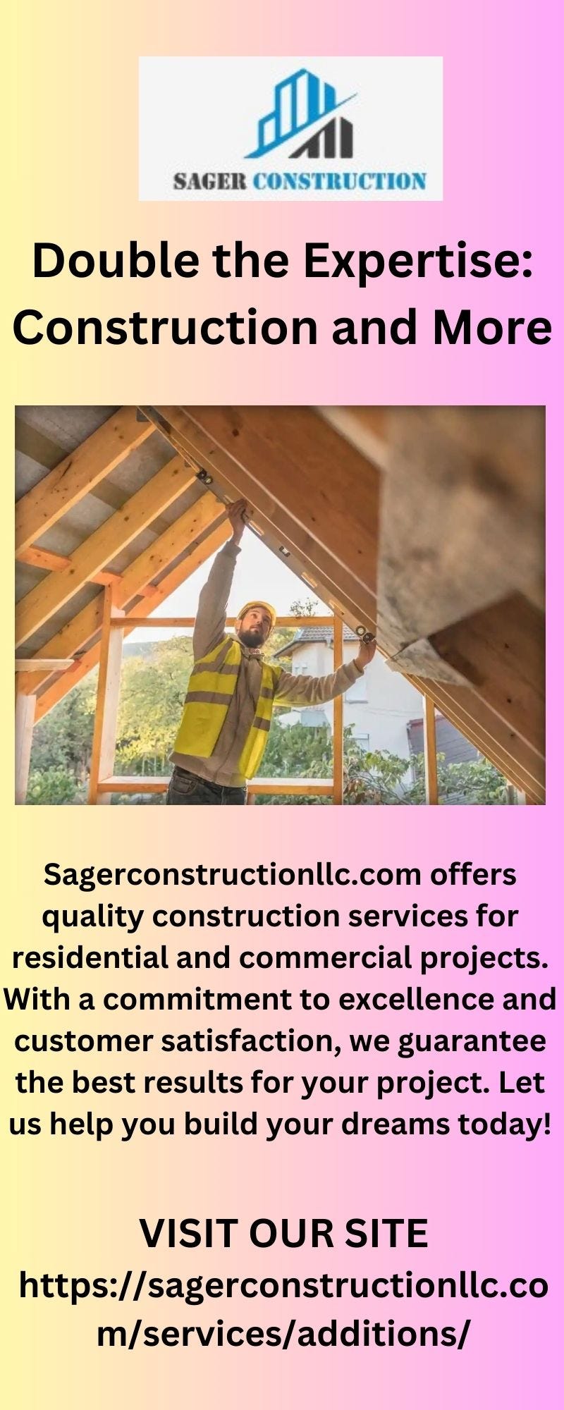 Double the Expertise: Construction and More - Sagar construction LLC ...