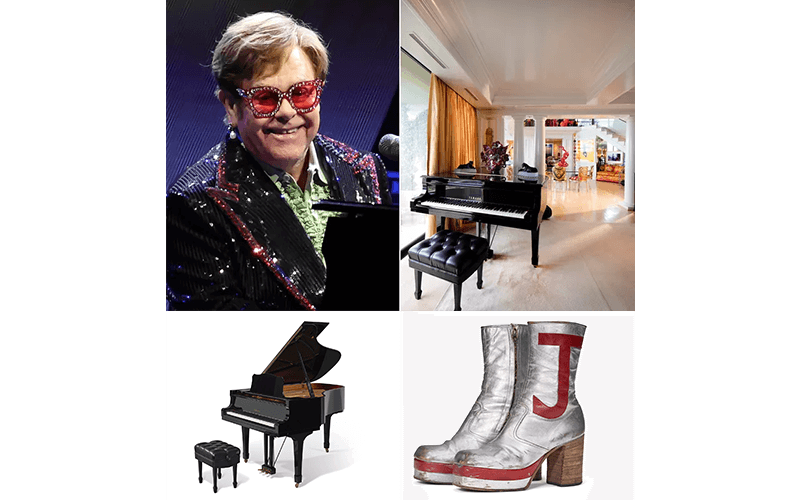 Elton John And Christie’s Collaborate For ‘historic’ Auction Featuring ...