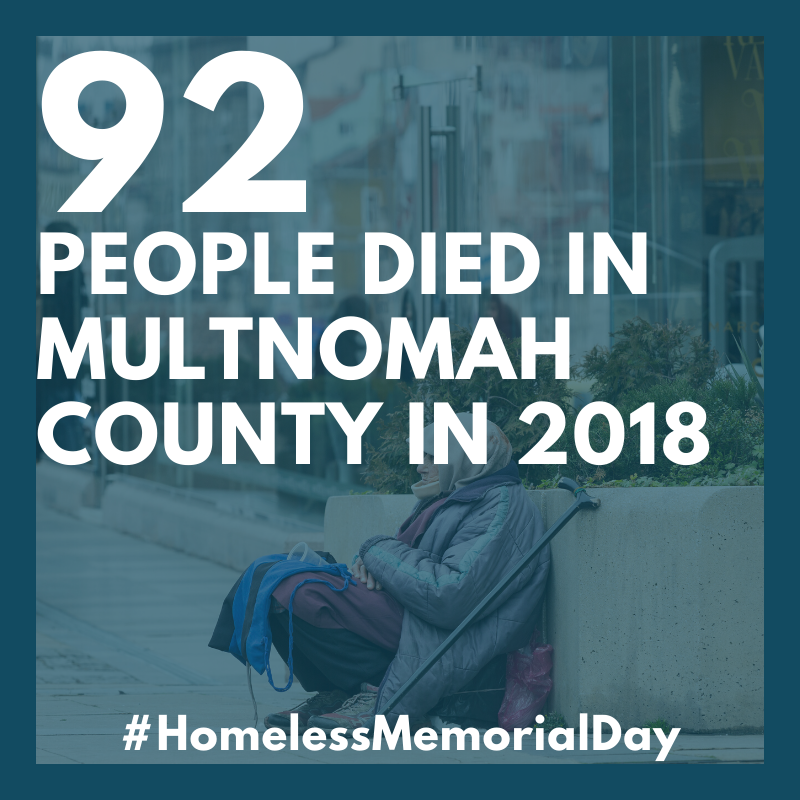 National Homeless Persons’ Memorial Day | by HereTogether Oregon | Medium