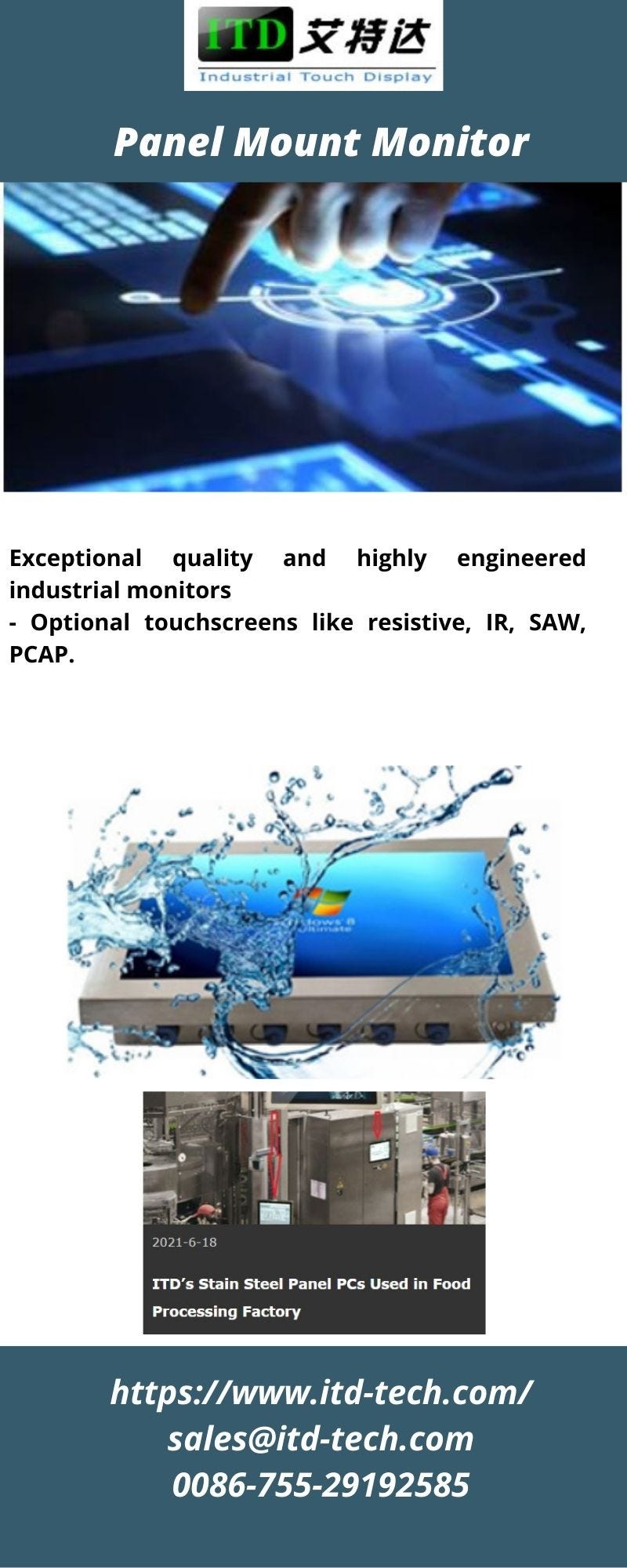 Panel Mount Monitor at itd-tech - Ltd Tech - Medium