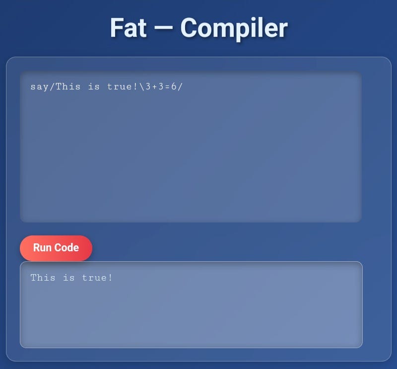 Fat - Porém. Na linguagem Fat nos temos o Numerador… | by Kirey ...