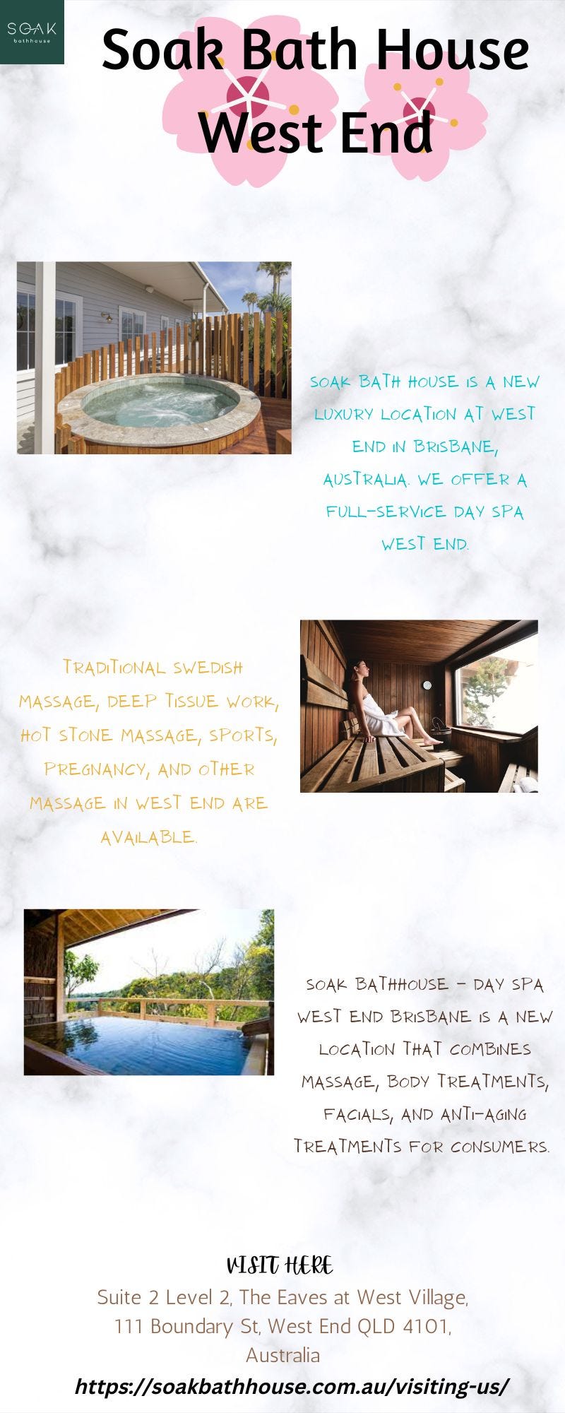 Soak Bath House West End - Soak Bathhouse - Day Spa West End Brisbane ...