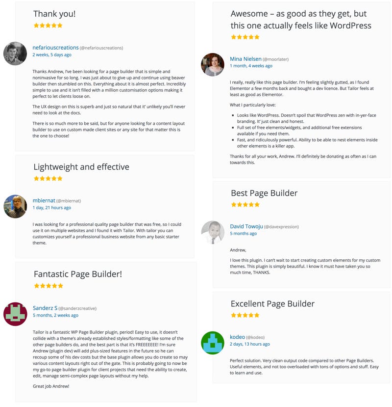 Tailor Page Builder Under New Management | by Tailor: Free Page Builder ...