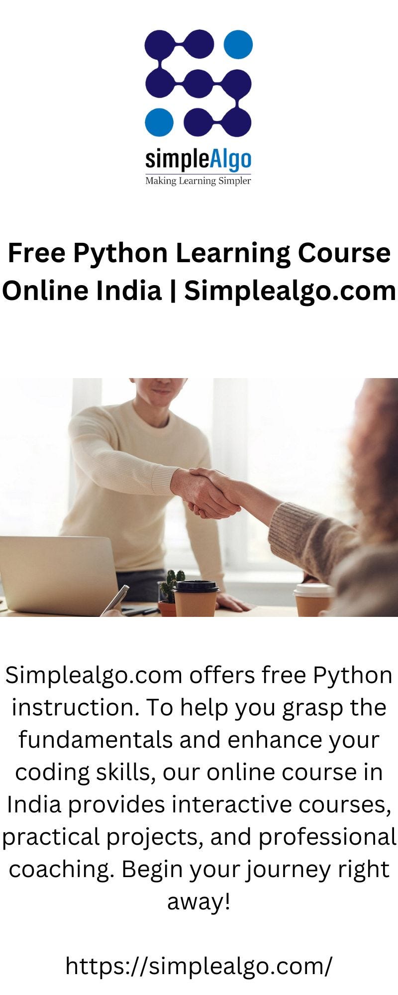 Free Python Learning Course Online India | Simplealgo.com - simple Algo - Medium