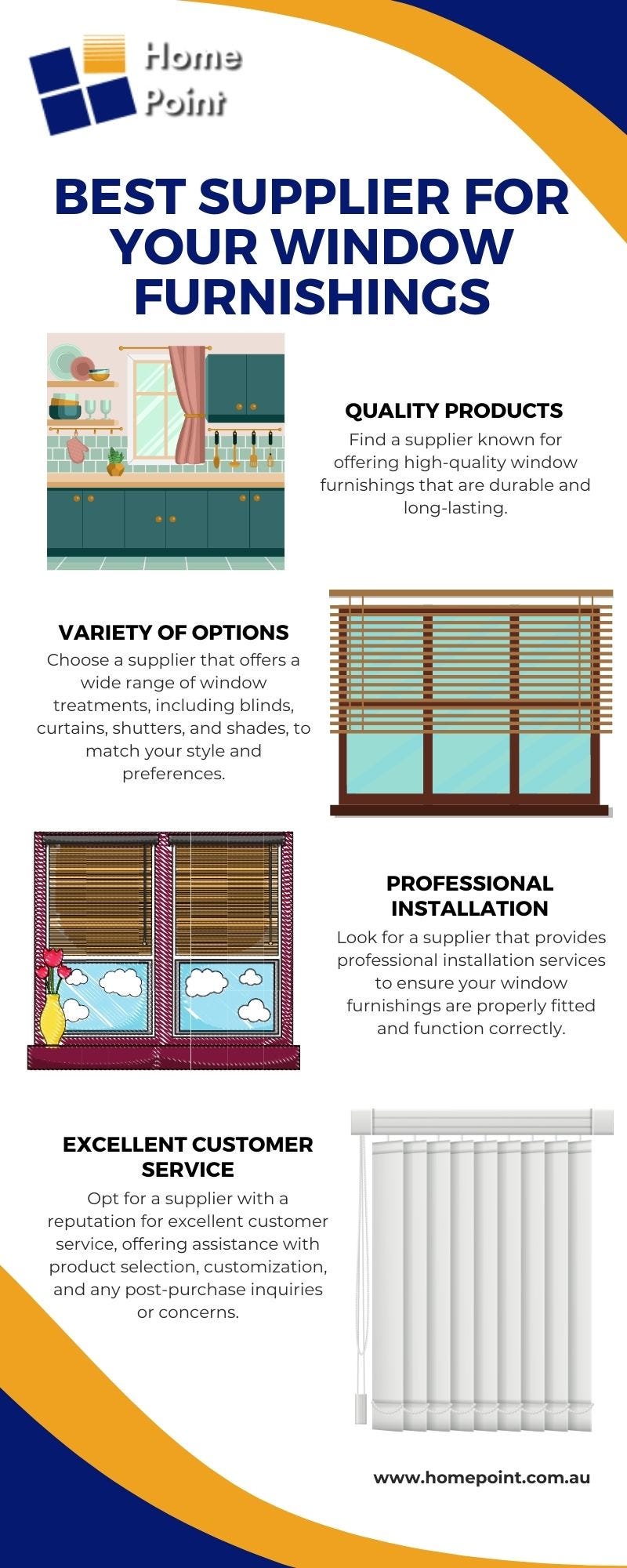 Best Supplier for Your Window Furnishings - Home Point - Medium