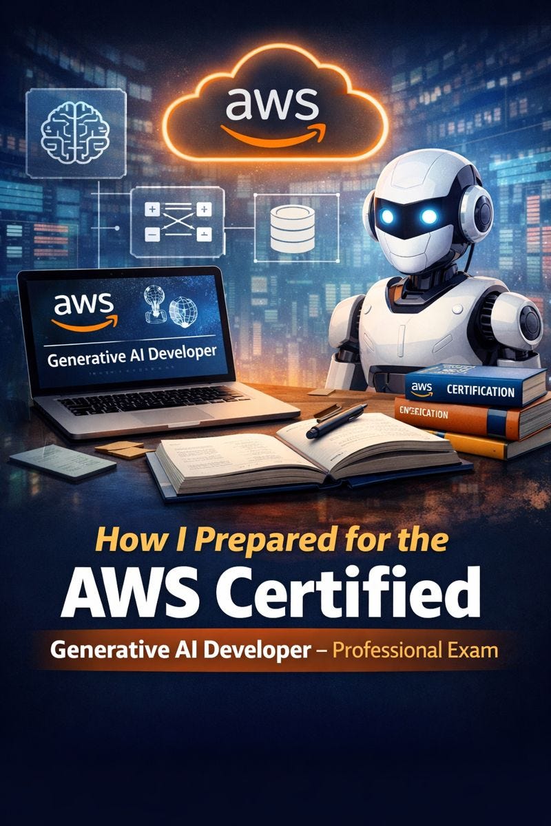 How I Prepared for the AWS Certified Generative AI Developer — Professional Exam | by Addisu ...
