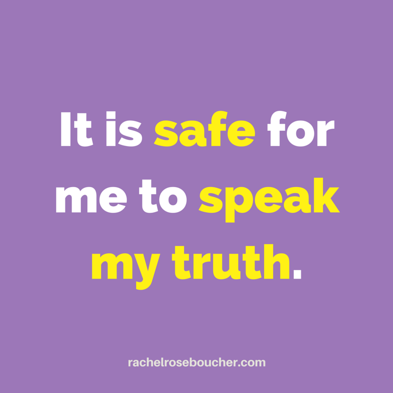Safe To Speak My Truth. I don’t know about you, but I learned a… | by ...