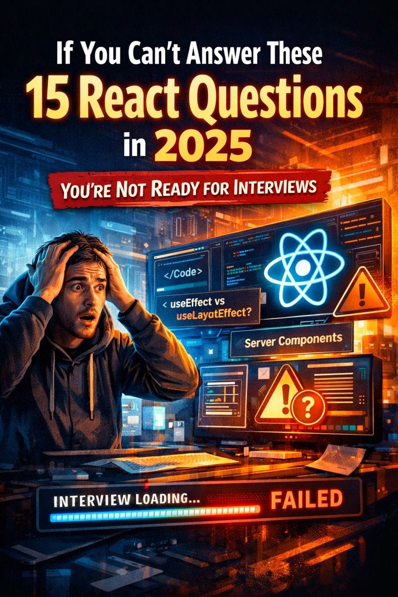 If You Can’t Answer These 15 React Questions in 2025, You’re Not Ready ...